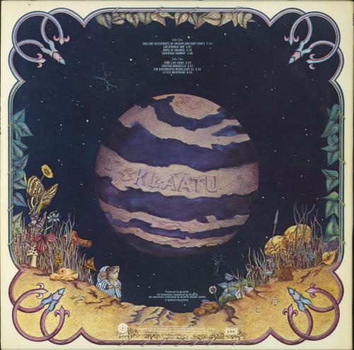 Klaatu Klaatu US vinyl LP album (LP record) (855514)