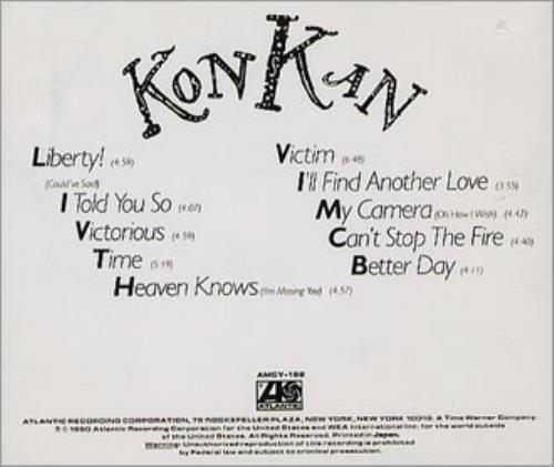 Kon Kan Syntonic Japanese CD album (CDLP) (186920)