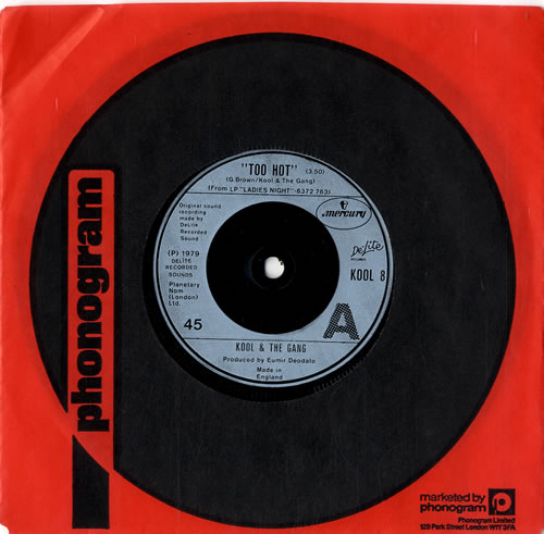 Kool & The Gang Too Hot UK 7" vinyl single (7 inch record / 45) (615313)