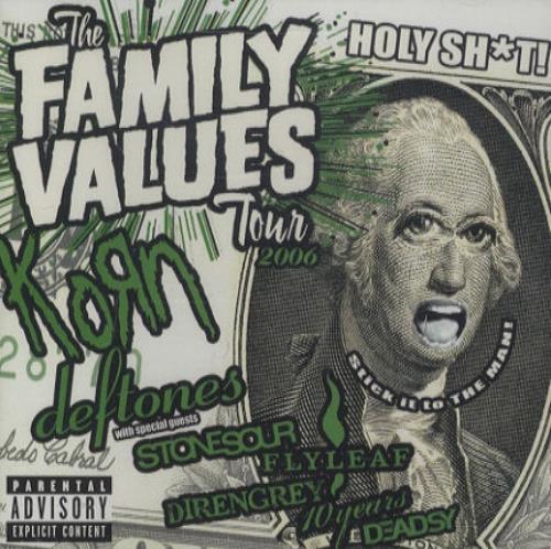 Korn Family Values Tour 2006 - Promo US Promo CD album (CDLP) (440846)