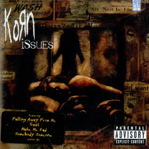 Korn Issues - 2nd Place Sleeve US CD album (CDLP) (515260)