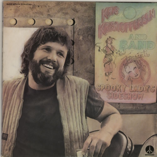 Kris Kristofferson Spooky Lady's Sideshow Japanese Promo vinyl LP album ...