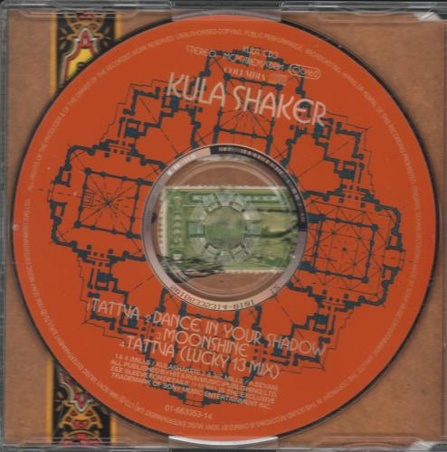Kula Shaker Tattva German CD single (CD5 / 5") (70763)