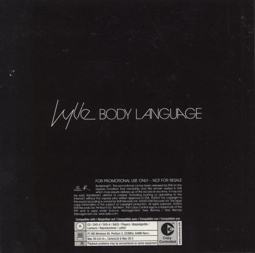 Kylie Minogue Body Language UK Promo CD album (CDLP) (265693)