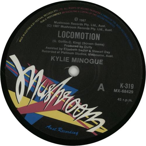 Kylie Minogue Locomotion - Original Australian 7" vinyl single (7 inch ...