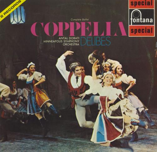 Léo Delibes Coppélia UK 2-LP vinyl record set (Double LP Album) (782603)