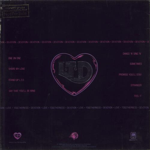 L.T.D. Devotion UK vinyl LP album (LP record) (806490)