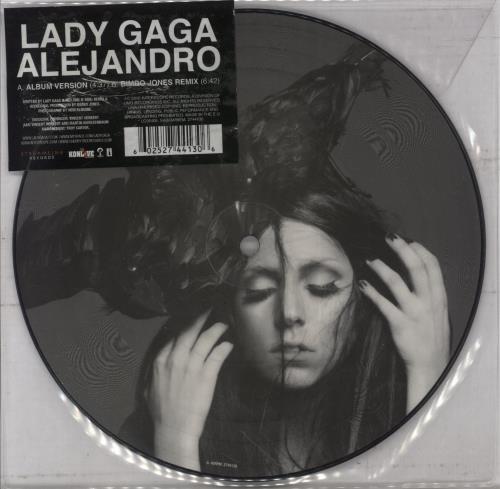 Lady Gaga Alejandro UK 7" vinyl picture disc (7 inch picture disc ...