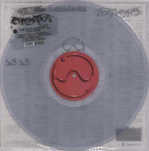 Lady Gaga Chromatica - Clear Vinyl + Signed Card US vinyl LP album (LP ...