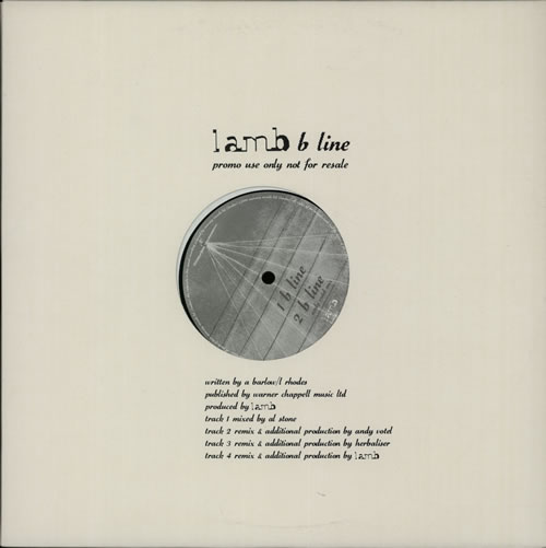 Lamb B Line UK Promo 12" vinyl single (12 inch record / Maxi-single ...