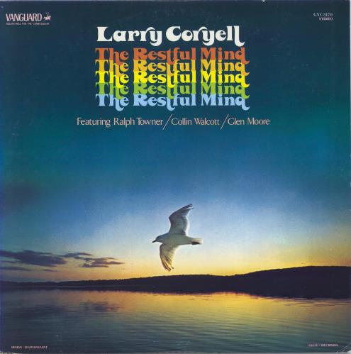 Larry Coryell The Restful Mind Japanese vinyl LP album (LP record) (796616)