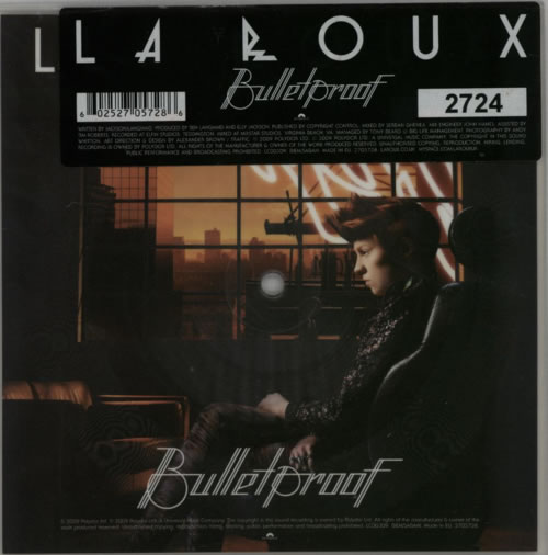 La Roux Bulletproof UK shaped picture disc (picture disc vinyl record ...
