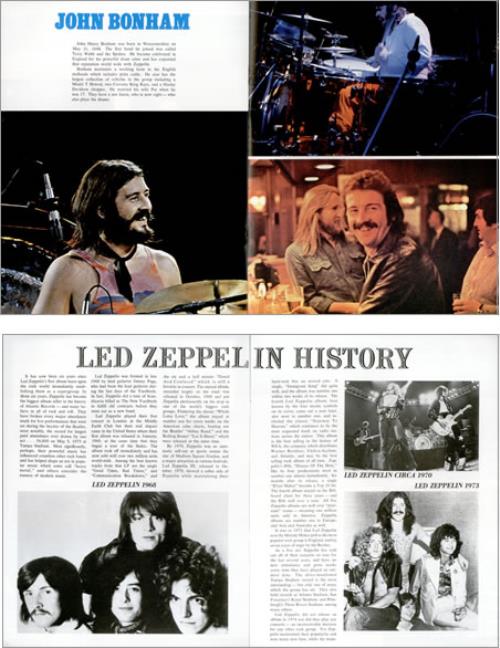 Led Zeppelin 1975 U.S. Tour US tour programme (67768) TOUR PROGRAMME
