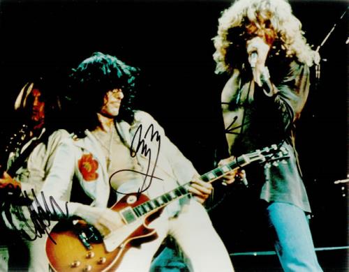 Led Zeppelin 1975 US Tour Photograph - Autographed UK photograph ...