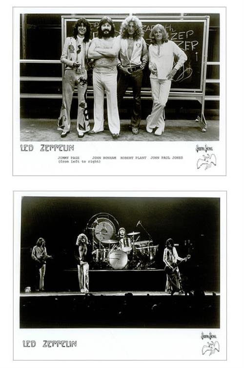 Led Zeppelin 1980 European Tour US Promo media press pack (453393 ...
