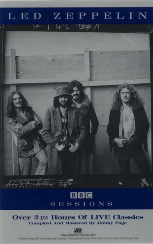 Led Zeppelin Bbc Sessions - Laminate US Promo memorabilia (140461) LAMINATE
