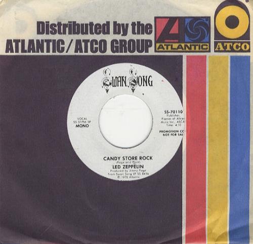 Led Zeppelin Candy Store Rock US Promo 7" vinyl single (7 inch record ...