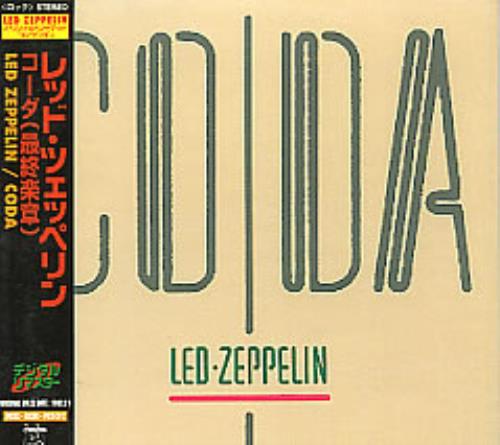 Led Zeppelin Coda Japanese CD album (CDLP) (280320)