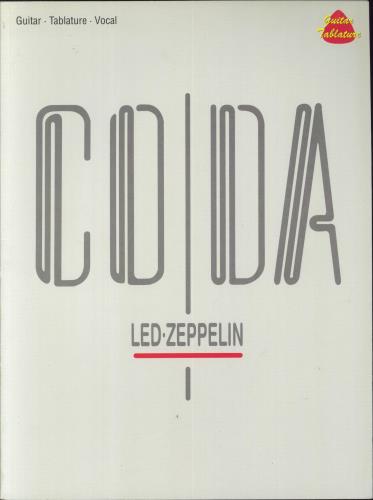 Led Zeppelin Coda UK book (832545) 0-85909-346-9