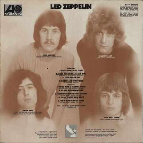 Led Zeppelin Led Zeppelin - 2nd - EX UK vinyl LP album (LP record) (676746)