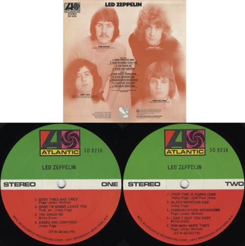 Led Zeppelin Led Zeppelin - 2nd US vinyl LP album (LP record) (378945)