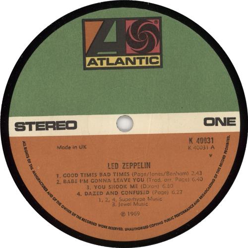 Led Zeppelin Led Zeppelin - 4th UK vinyl LP album (LP record) (281569)