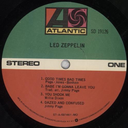 Led Zeppelin Led Zeppelin - Third US vinyl LP album (LP record) (447360)