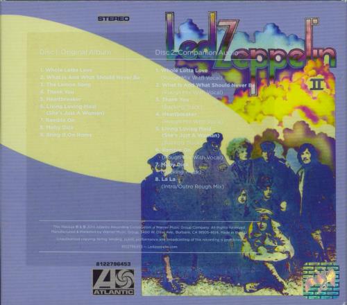 Led Zeppelin Led Zeppelin II: Deluxe Edition UK 2 CD album set (Double ...