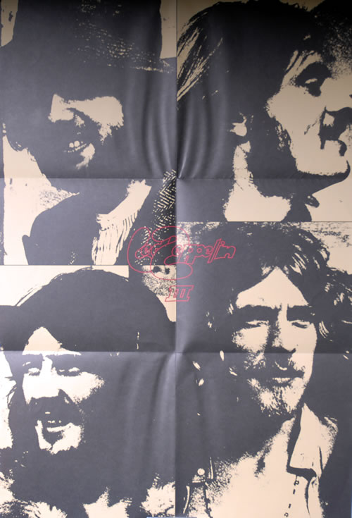 Led Zeppelin Led Zeppelin III + Poster Japanese vinyl LP album (LP ...