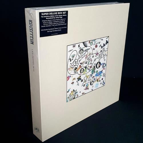 Led Zeppelin Led Zeppelin III Super Deluxe - Numbered - Sealed UK Vinyl ...