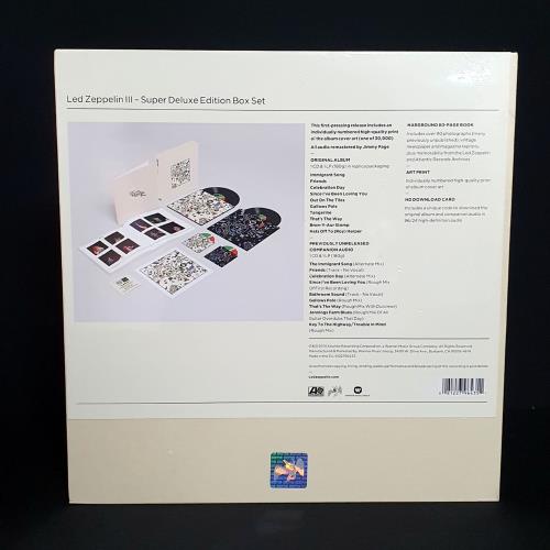 Led Zeppelin Led Zeppelin III Super Deluxe - Numbered - Sealed UK Vinyl ...