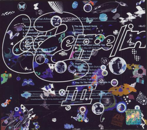 Led Zeppelin Led Zeppelin III: Deluxe Edition UK 2 CD album set (Double ...