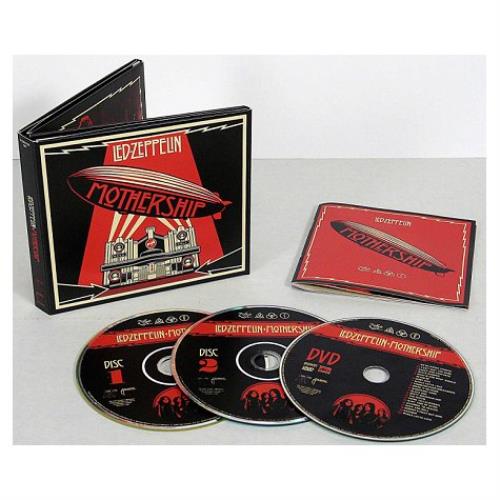 Led Zeppelin Mothership: The Very Best Of UK 3-disc CD/DVD Set (415115)