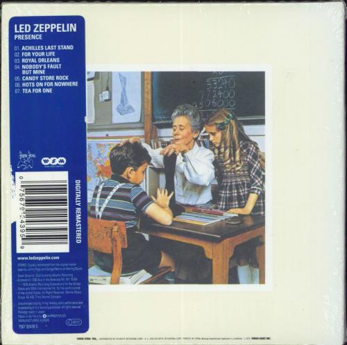 Led Zeppelin Presence - Shrink UK CD album (CDLP) (805013)