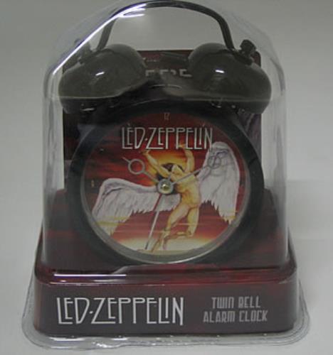 Led Zeppelin Twin Bell Alarm Clock UK memorabilia (355693) AC100132LED