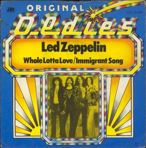 Led Zeppelin Whole Lotta Love Dutch 7" vinyl single (7 inch record / 45) (800350)