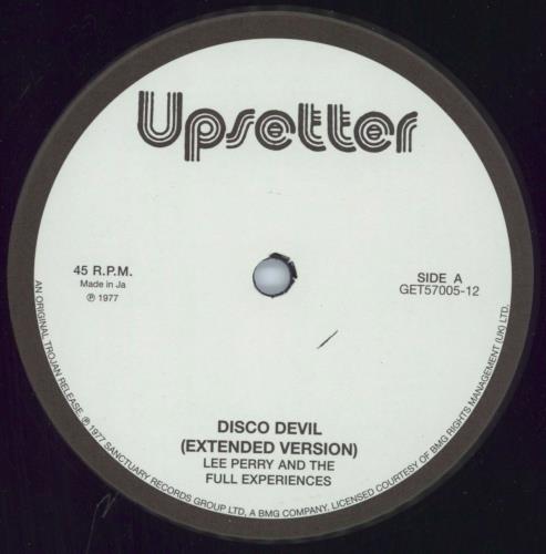 Lee Perry Disco Devil US 12" vinyl single (12 inch record / Maxi-single ...