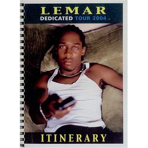 Lemar Dedicated - 2004 Tour Itinerary UK Itinerary (406171) TOUR ITINERARY
