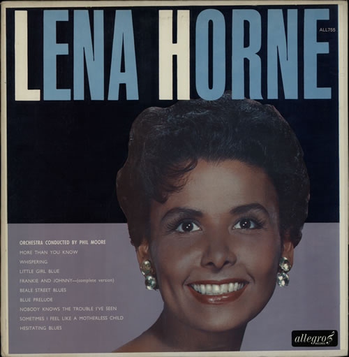 Lena Horne Lena Horne UK vinyl LP album (LP record) (580123)