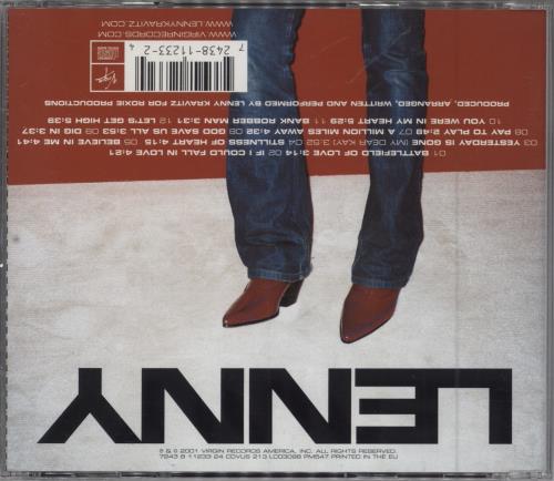 Lenny Kravitz Lenny UK CD album (CDLP) (200696)
