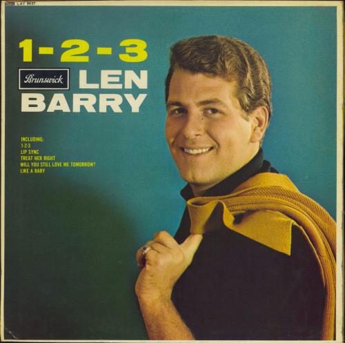 Len Barry 1-2-3 UK vinyl LP album (LP record) (777468)