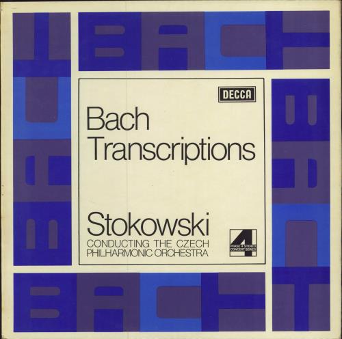 Leopold Stokowski Bach Transcriptions UK vinyl LP album (LP record ...