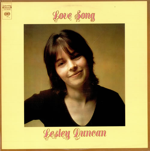 Lesley Duncan Love Song Canadian vinyl LP album (LP record) (491958)