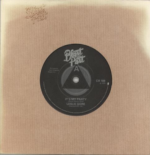 Lesley Gore It's My Party UK 7" vinyl single (7 inch record / 45) (694405)