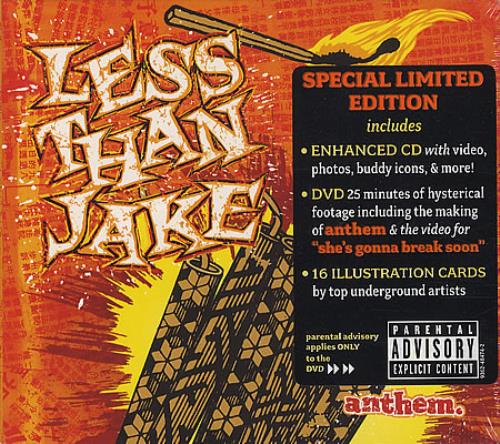 Less Than Jake Anthem UK 2-disc CD/DVD set (245972)
