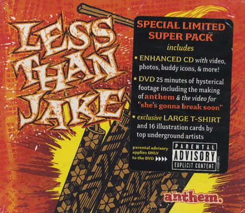 Less Than Jake Anthem US 2-disc CD/DVD set (249900)