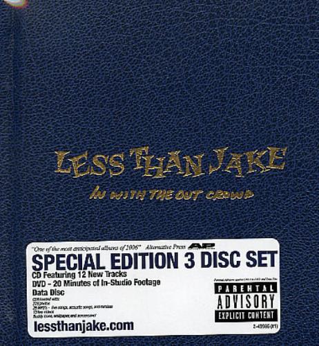 Less Than Jake In With The Out Crowd UK 3-disc CD/DVD Set (359875)