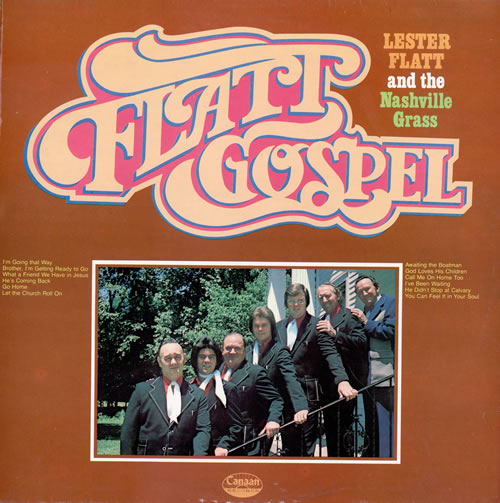 Lester Flatt Flatt Gospel UK vinyl LP album (LP record) (461535)