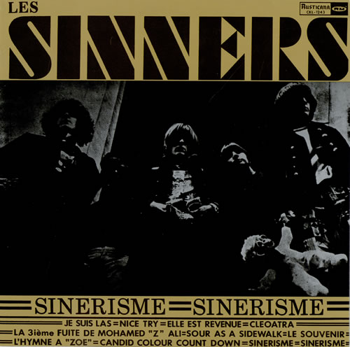 Les Sinners Sinerisme Canadian vinyl LP album (LP record) (463768)