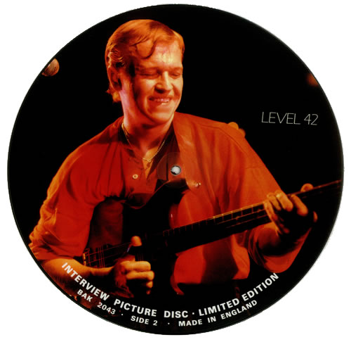 Level 42 Interview Picture Disc UK picture disc LP (vinyl picture disc ...